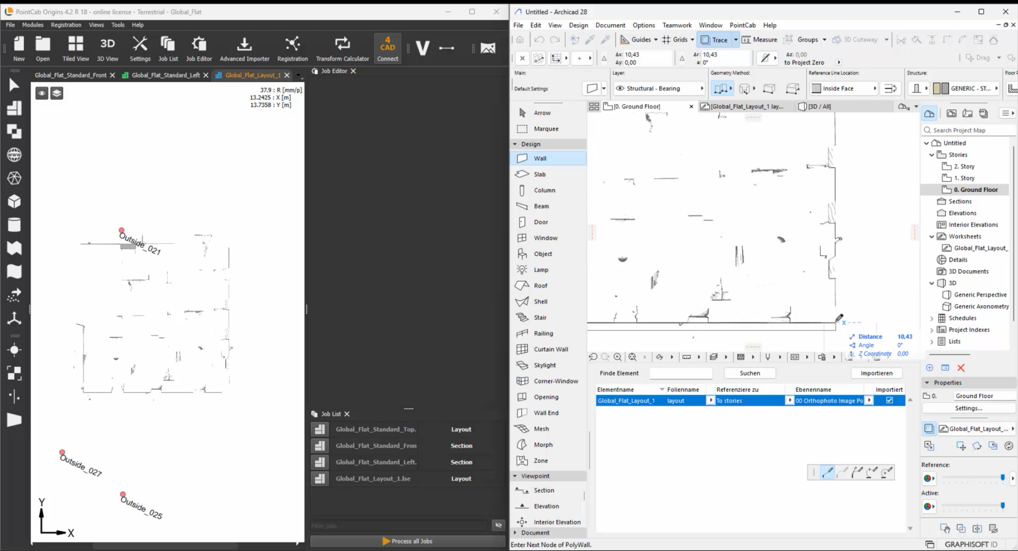 How To Work With Georeferenced Point Clouds In Archicad Pointcab